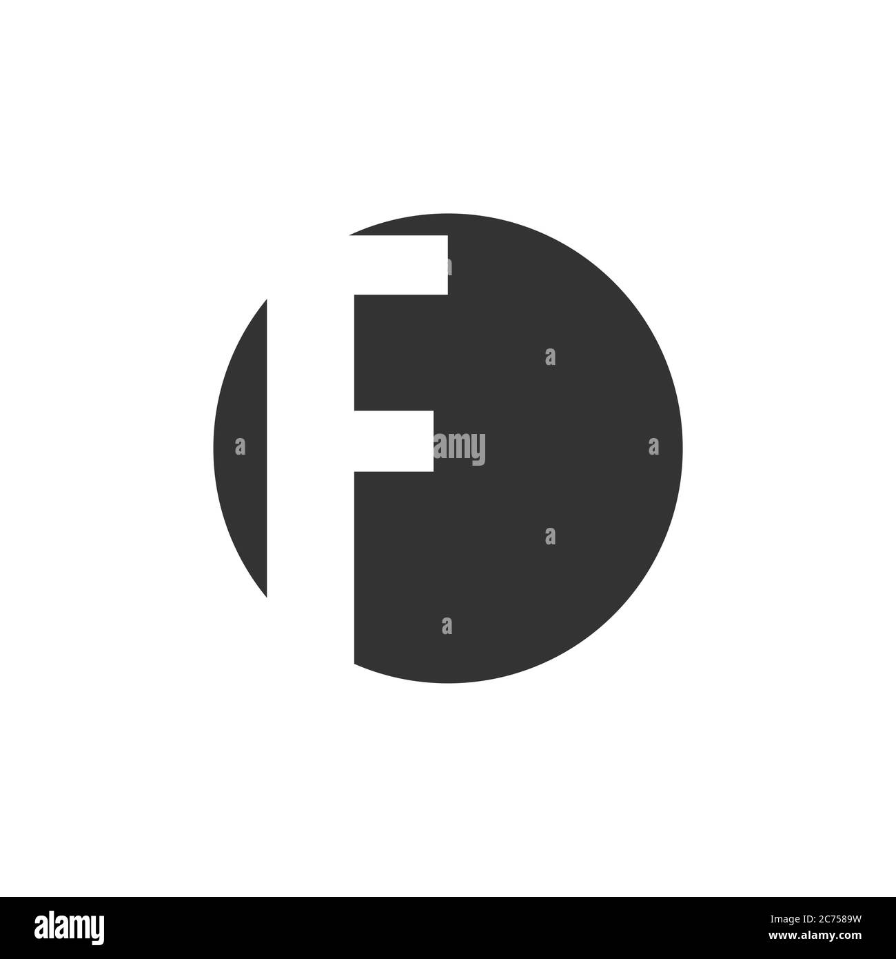 F alphabet vector design template illustration Stock Vector Image & Art ...