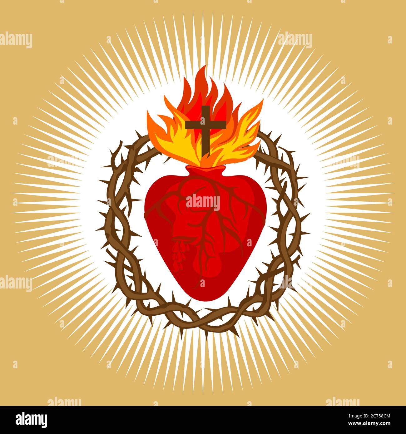 Holy Spirit Flame Tattoo