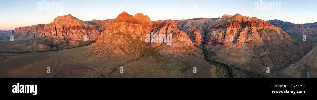 A beautiful mountain landscape that rises from the desert surrounding ...