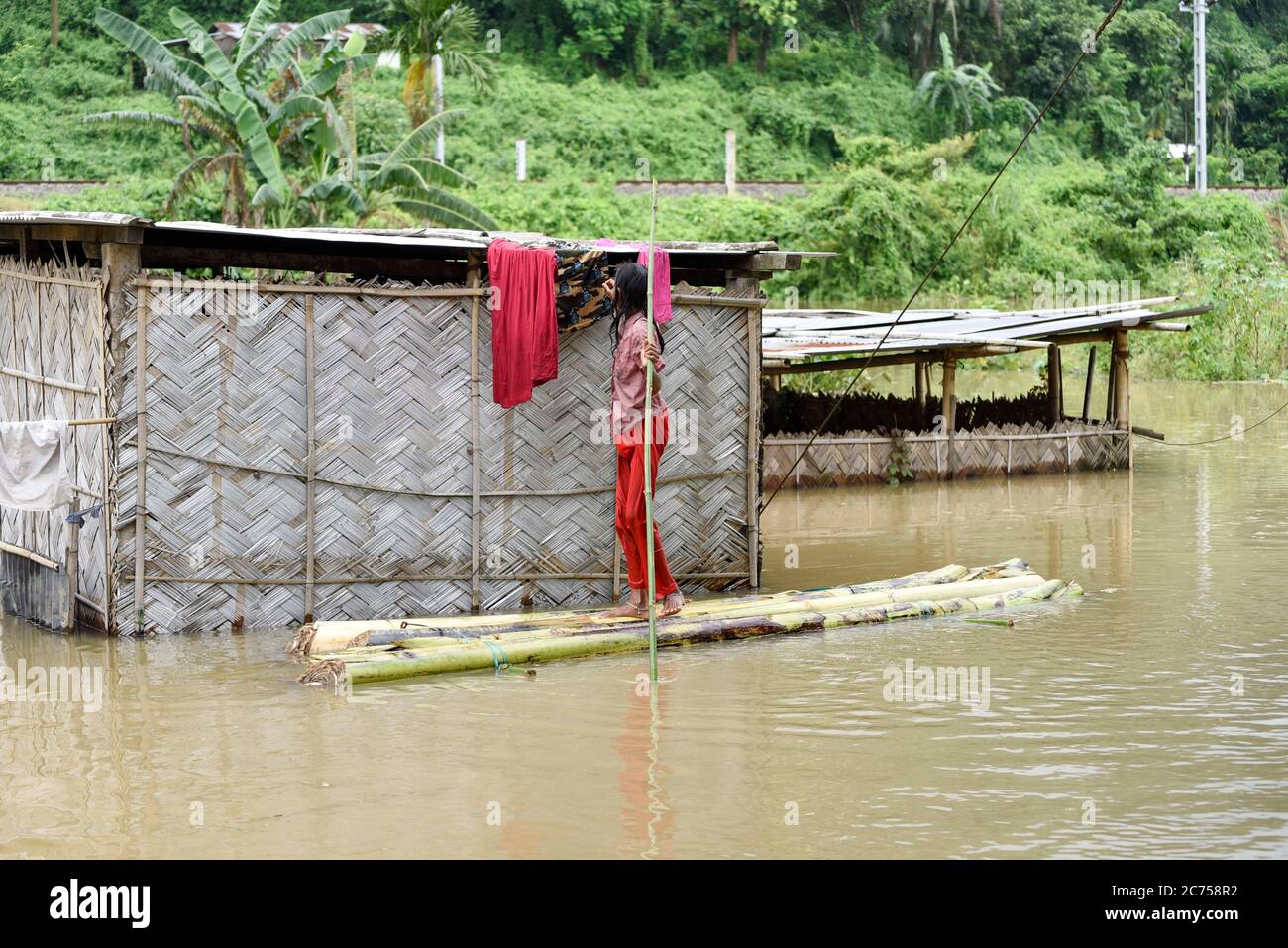 Indian flood affected children hi-res stock photography and images - Alamy