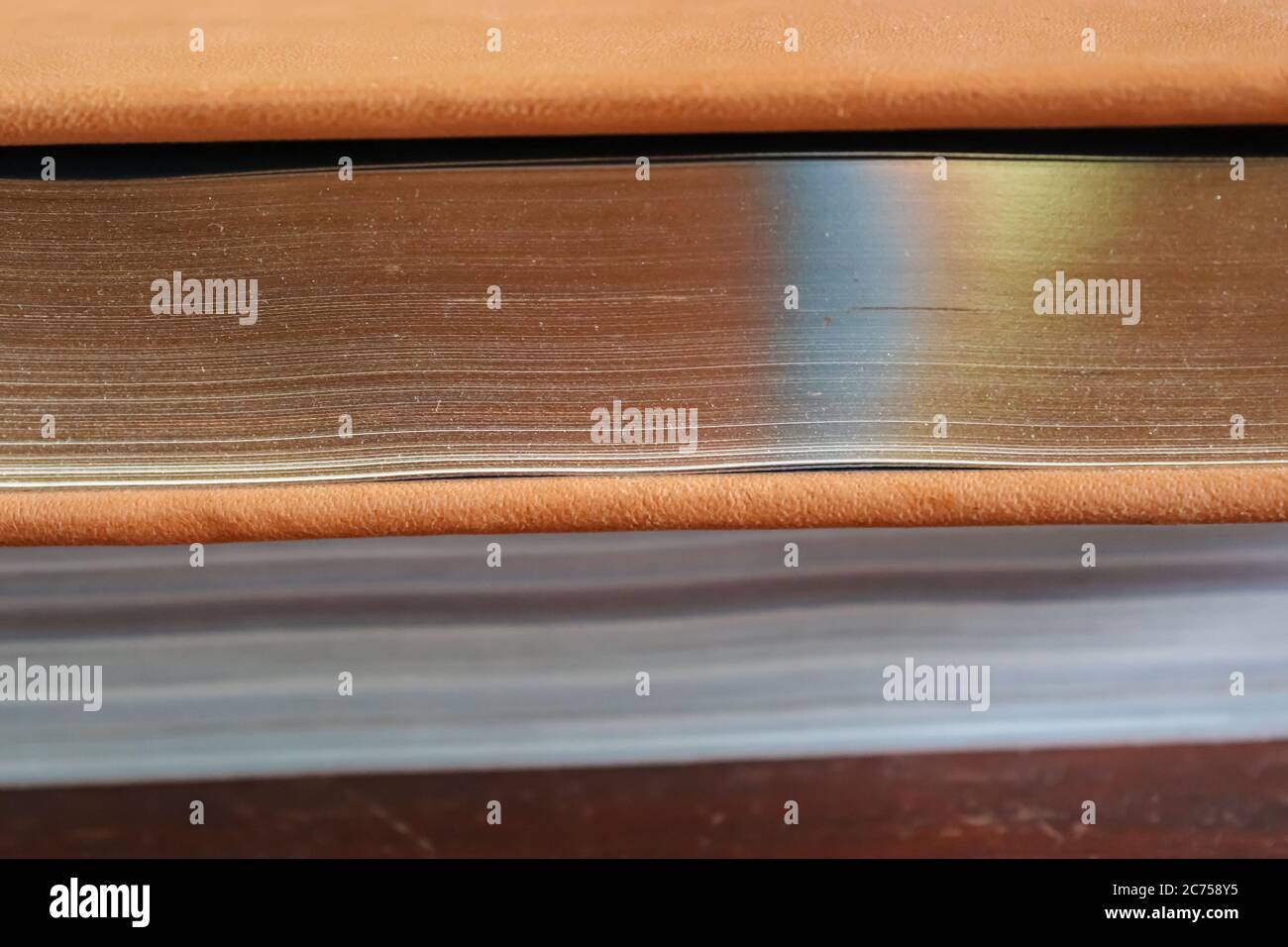Closeup edges pages old vintage hi-res stock photography and images - Alamy