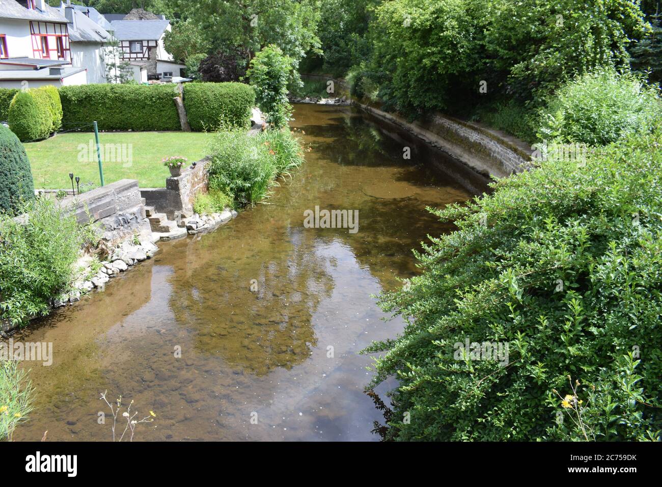medieval Monreal: Elz river Stock Photo - Alamy
