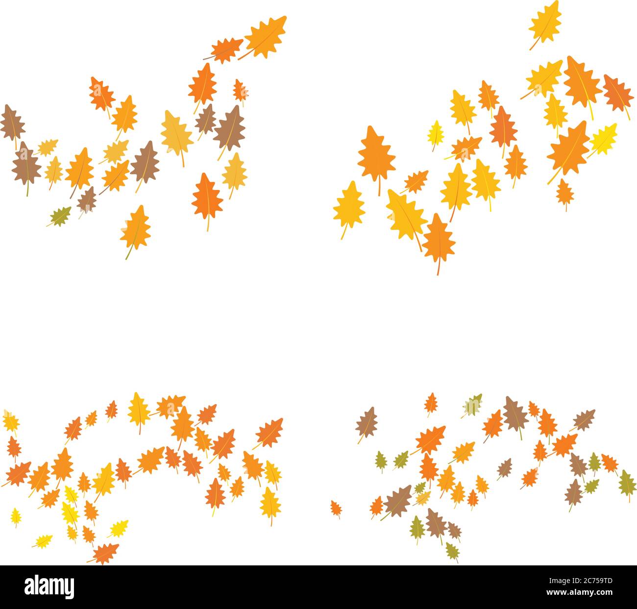 autumn background logo template illustration Stock Vector Image & Art ...