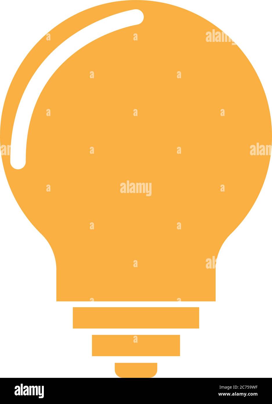 Bulb logo vector ilustration template Stock Vector Image & Art - Alamy