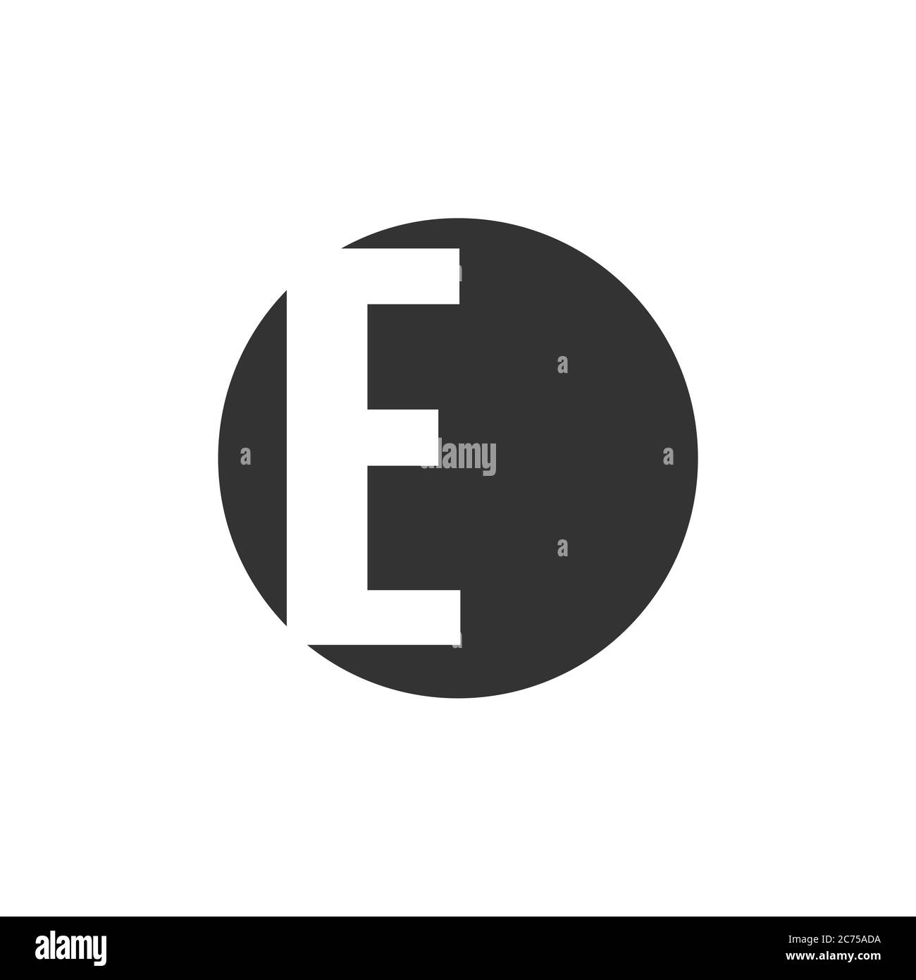 E alphabet vector design template illustration Stock Vector Image & Art ...