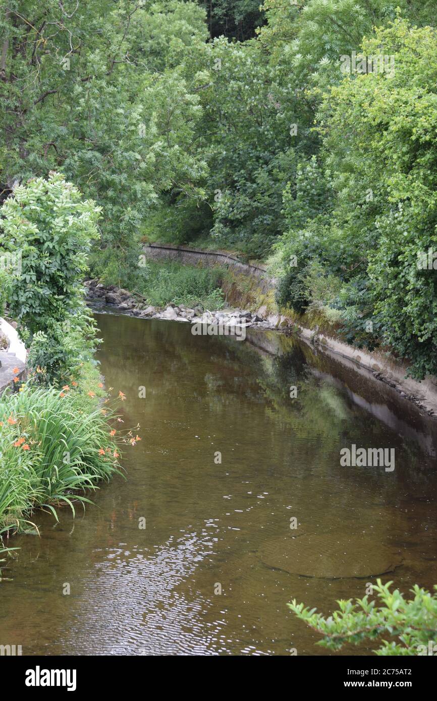 medieval Monreal: Elz river Stock Photo - Alamy