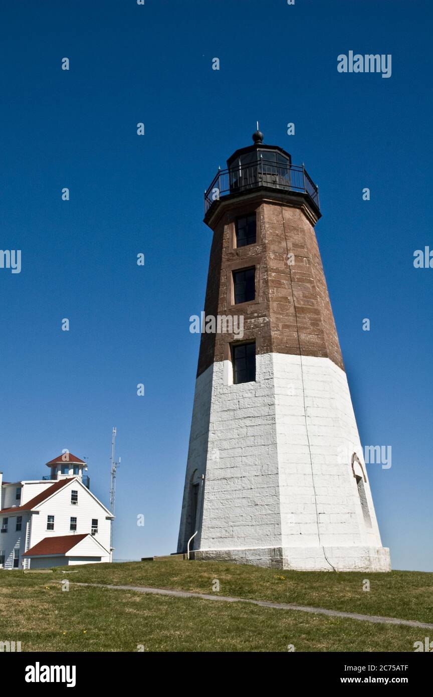 Point judith light house hi-res stock photography and images - Alamy