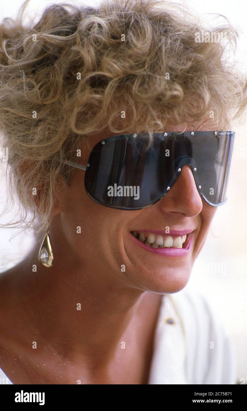 Mariana Simionescu ( Ex Mrs B Borg) in Monte Carlo 1985 Stock Photo - Alamy