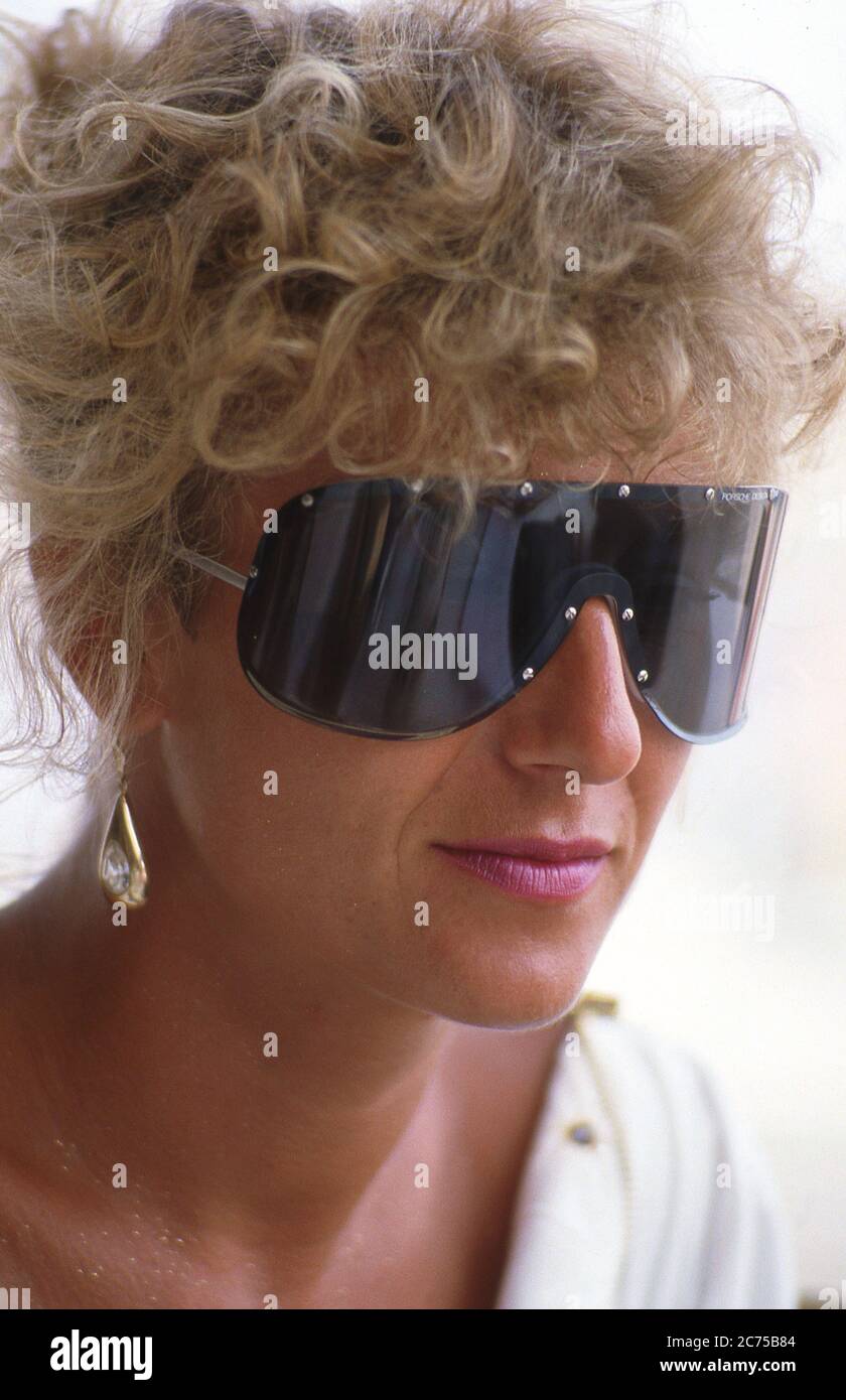 Mariana Simionescu ( Ex Mrs B Borg) in Monte Carlo 1985 Stock Photo - Alamy