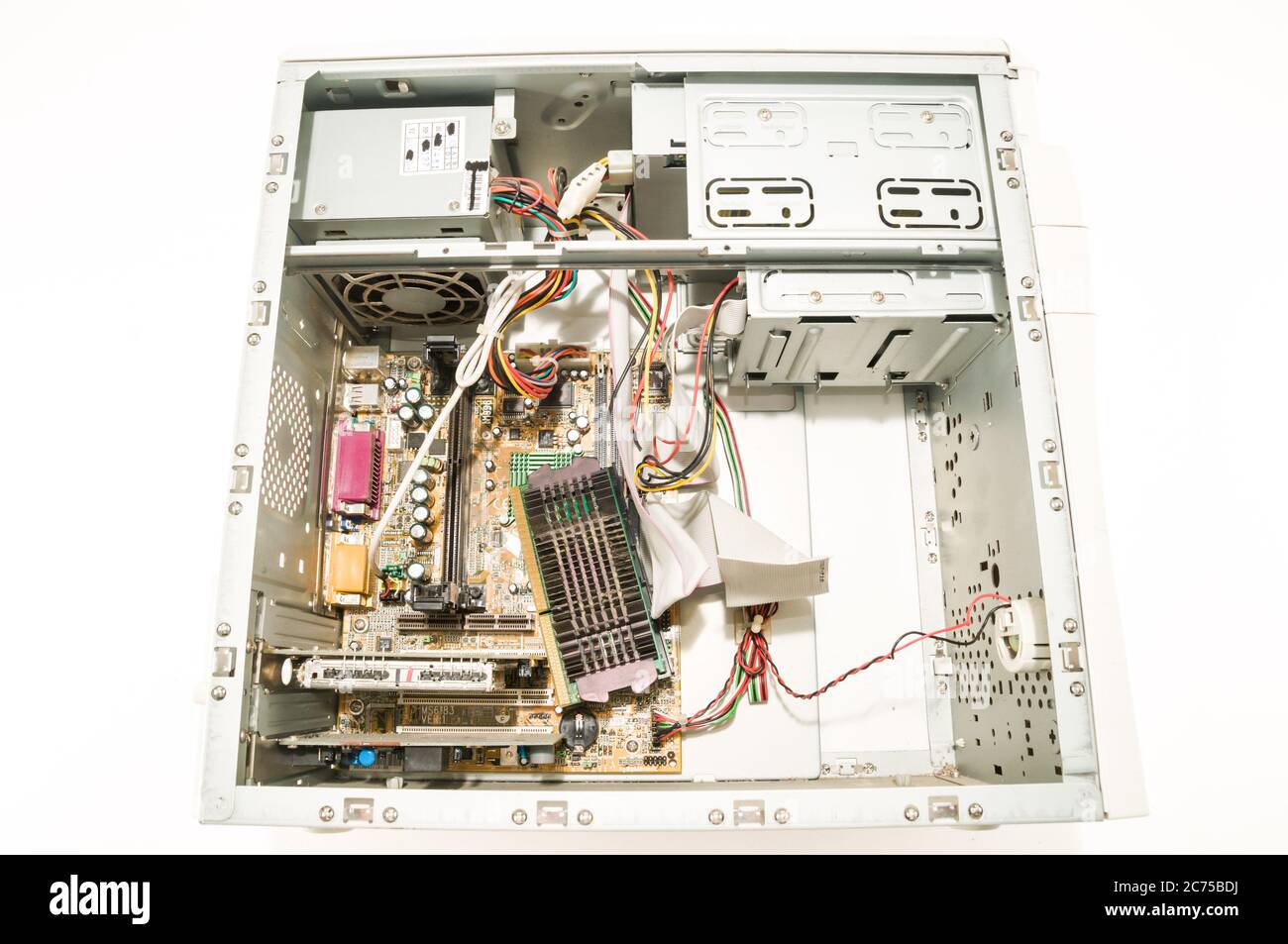 Photo picture of Computer repair concept disassembled pc Stock Photo ...