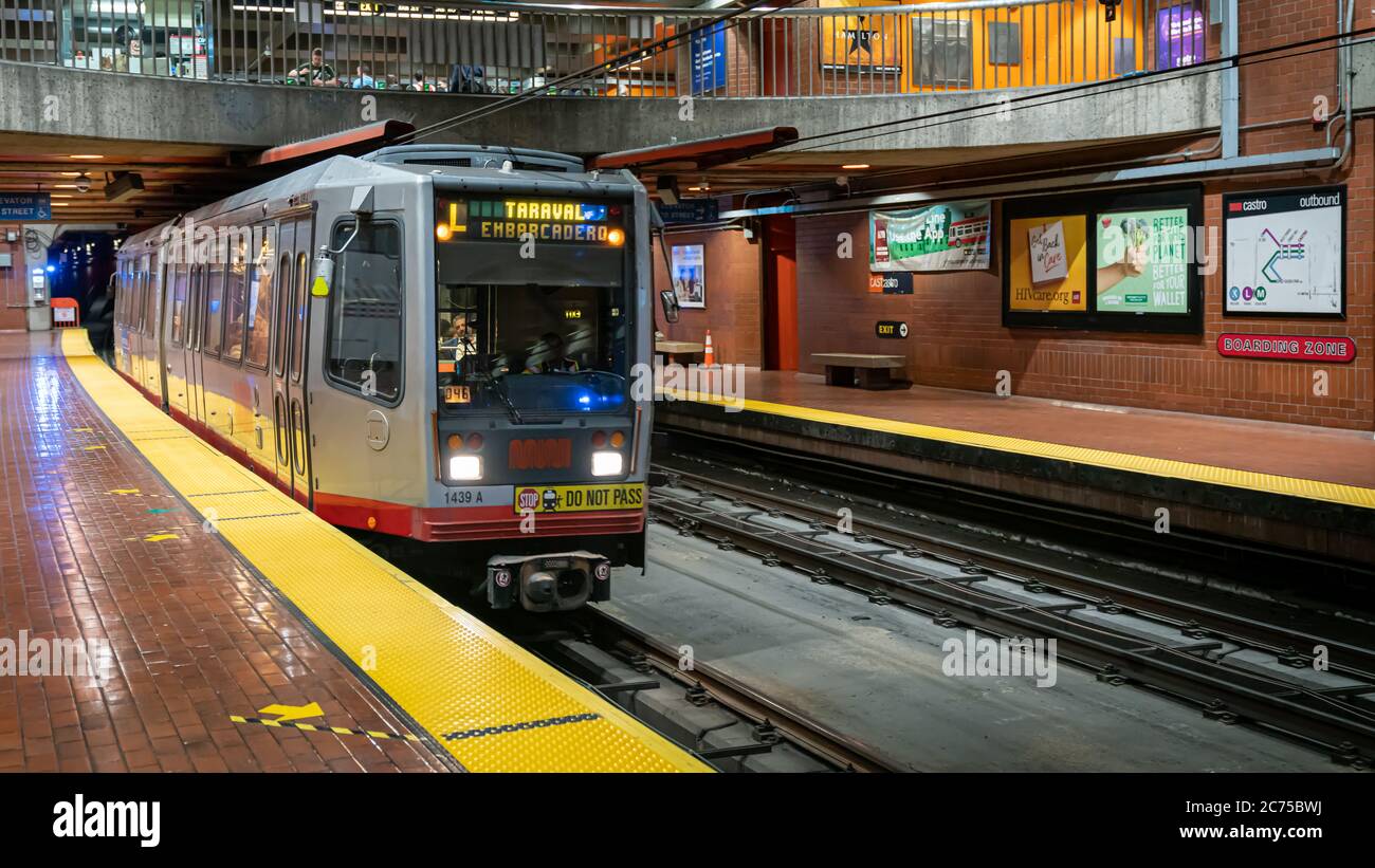 Muni train hi-res stock photography and images - Alamy