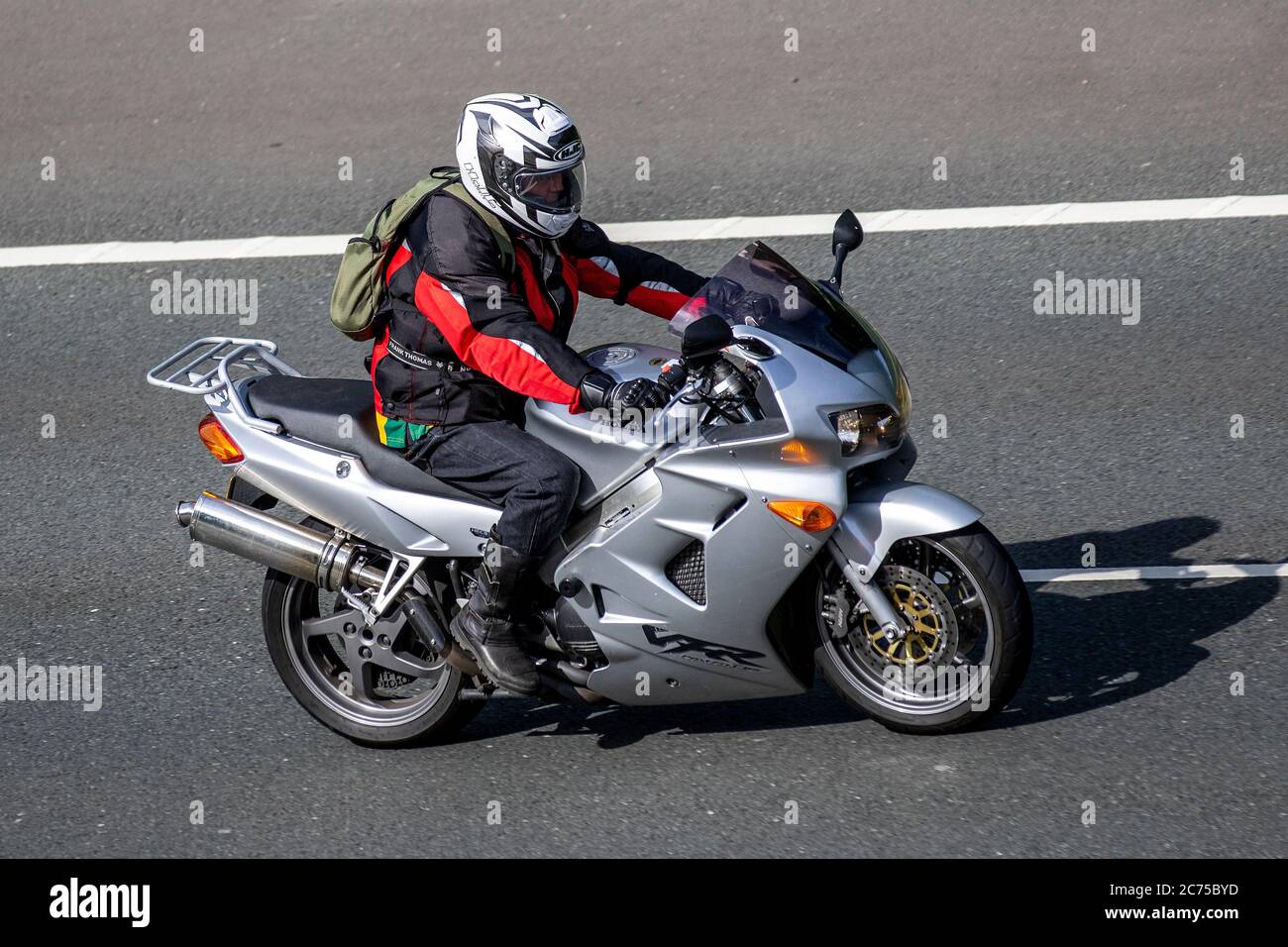 Honda Motorbike rider; two wheeled transport, motorcycles, vehicle ...