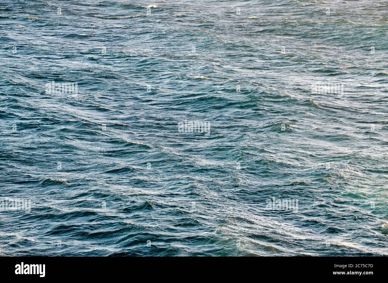 Blue Still Sea Water With Ripple. Natural Background Photo Texture ...