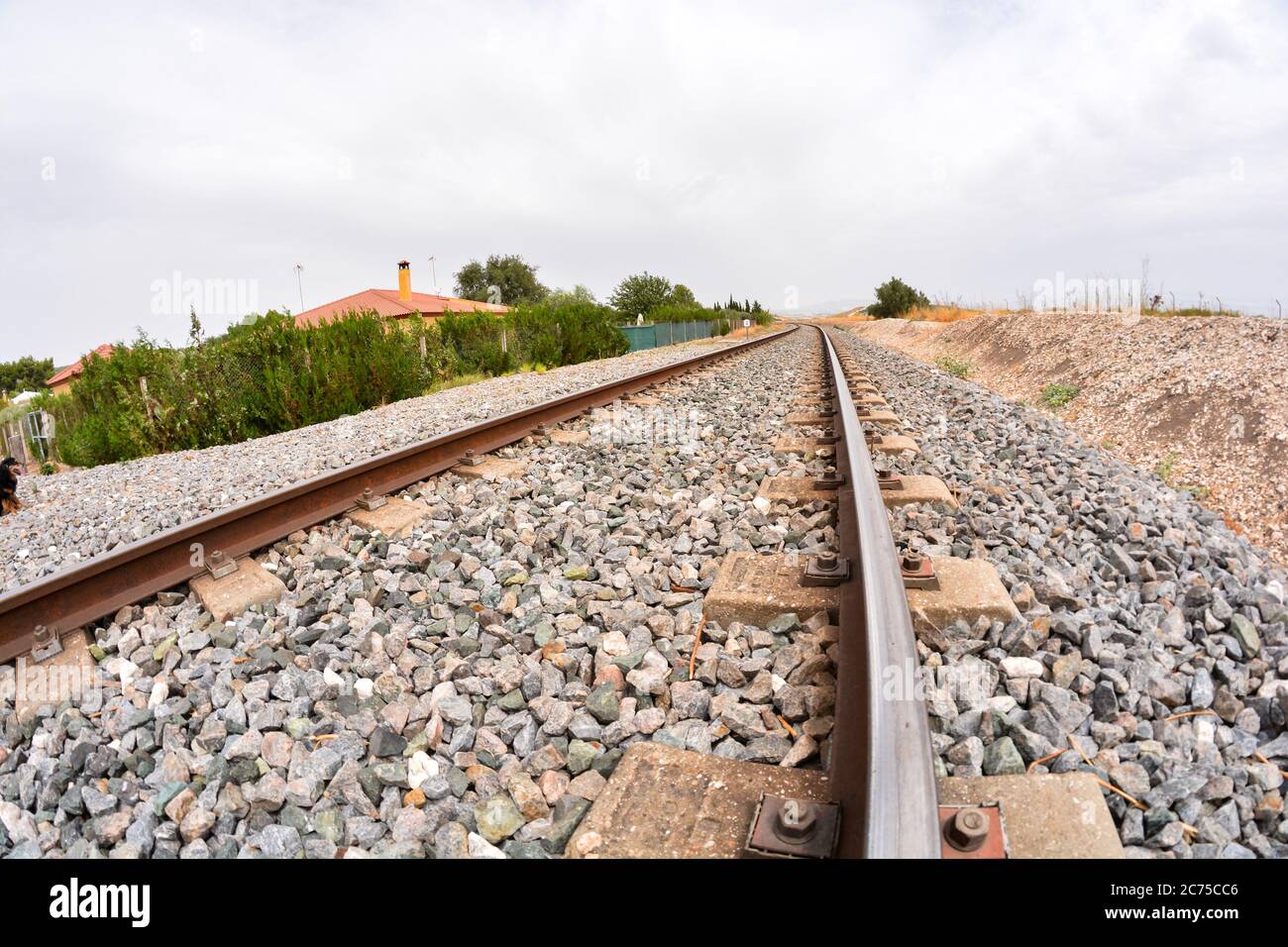 Photo Picture of a Classic Train Rail Road Stock Photo - Alamy