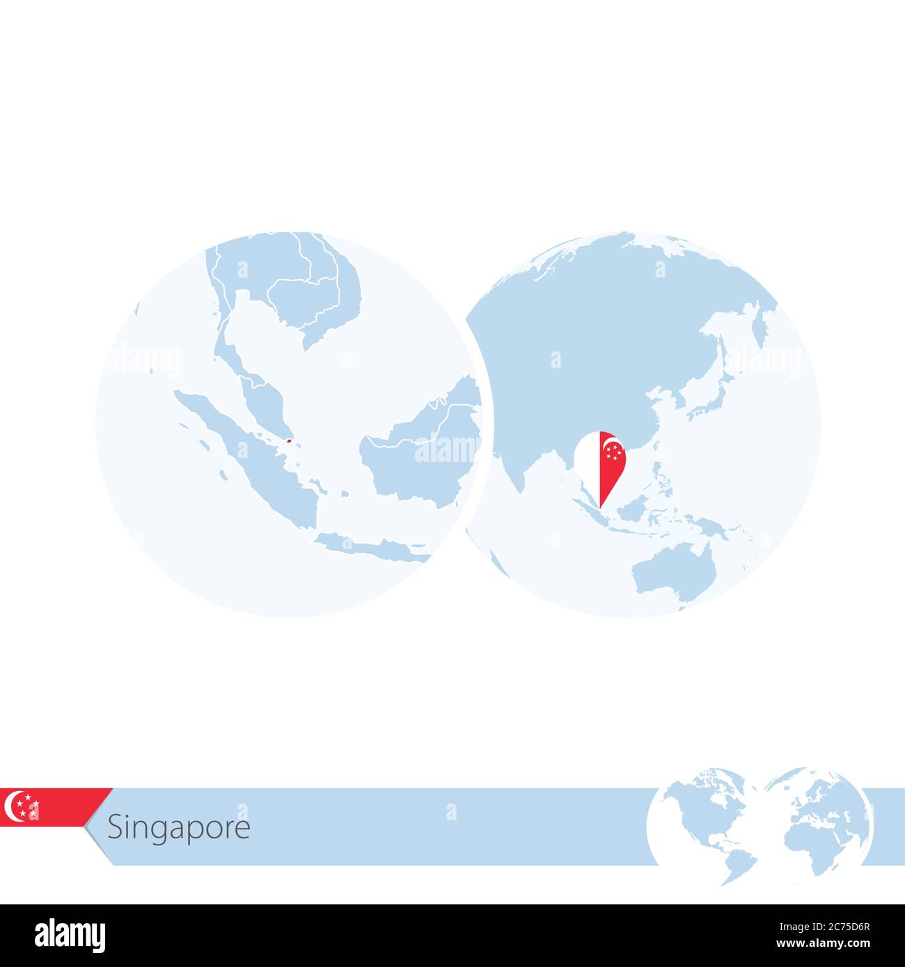World Map Of Singapore
