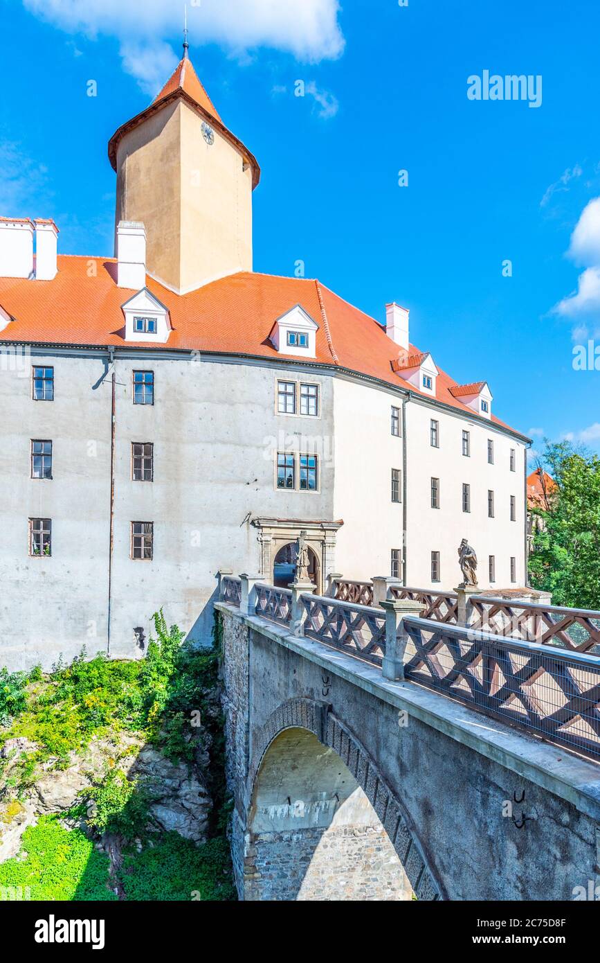 Veveri medieval castle near Brno, South Moravia, Czech Republic Stock ...