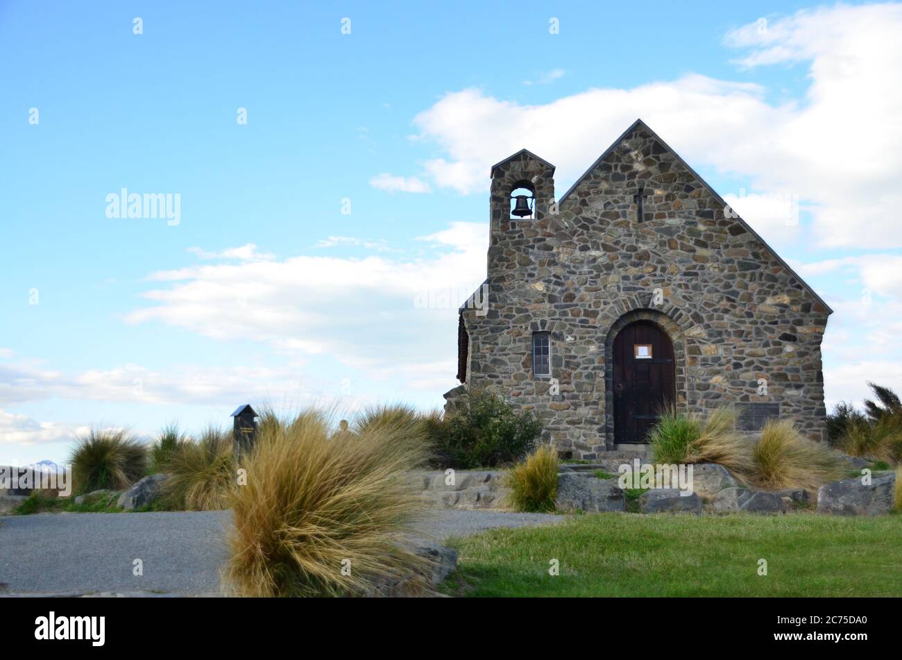 The Church of the Good Shepherd on the shores of Lake Tekapo on the ...