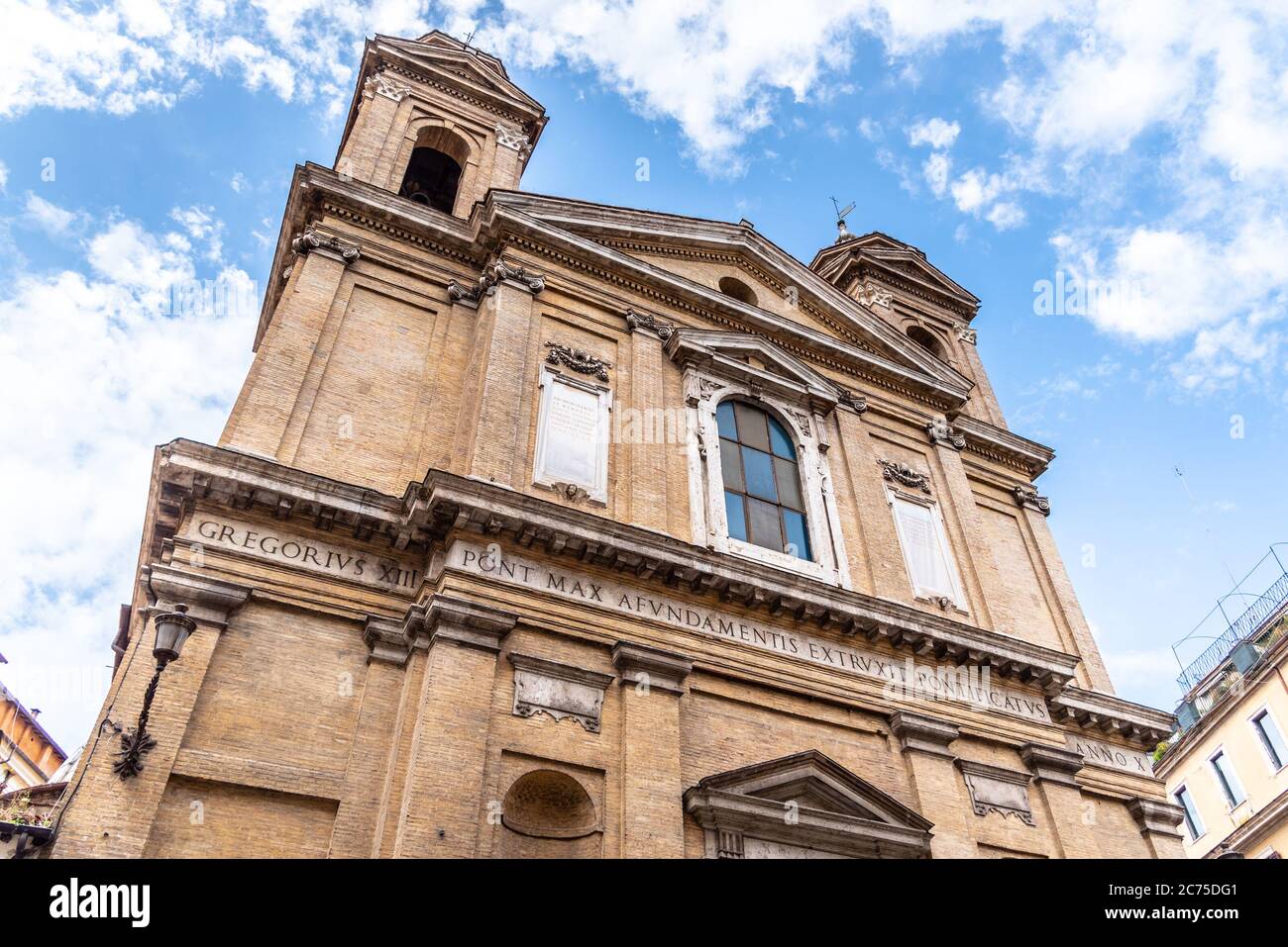 Church of Saint Athanasius, Italian: Sant Atanasio dei Greci, Rome ...