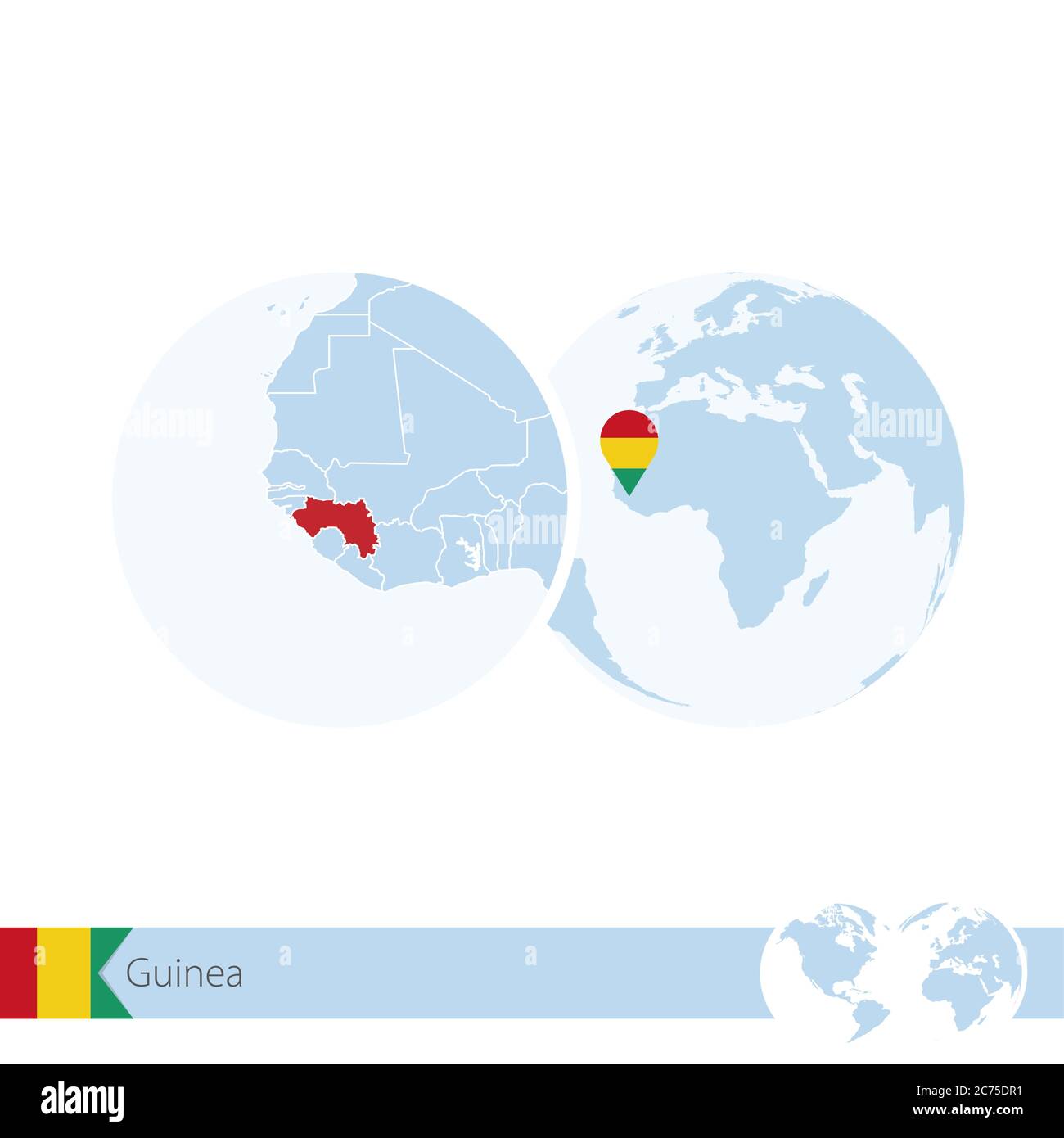 guinea on world map