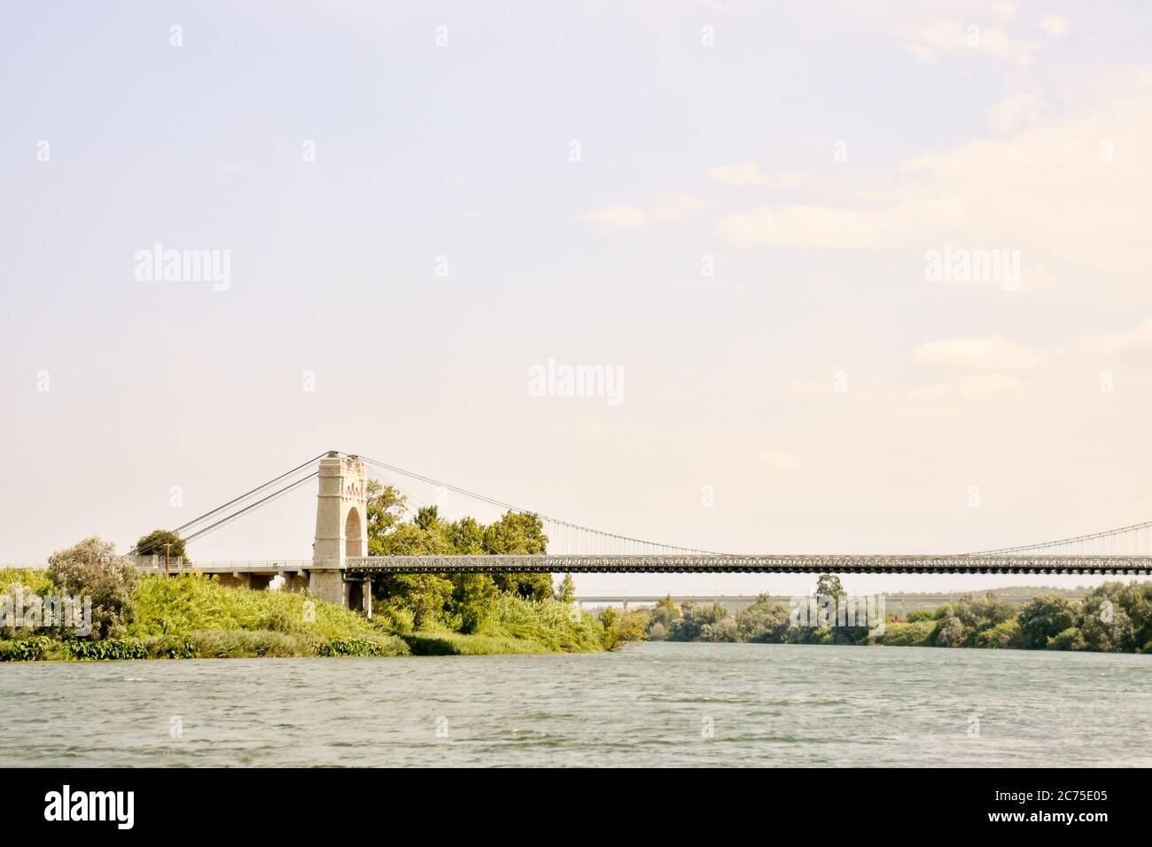Photo Picture of the Ebro River in Spain Stock Photo - Alamy