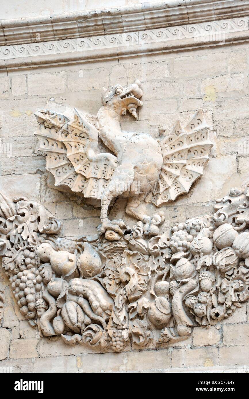 Photo Picture of a Beautiful Bas Relief Texture in Granada Stock Photo ...