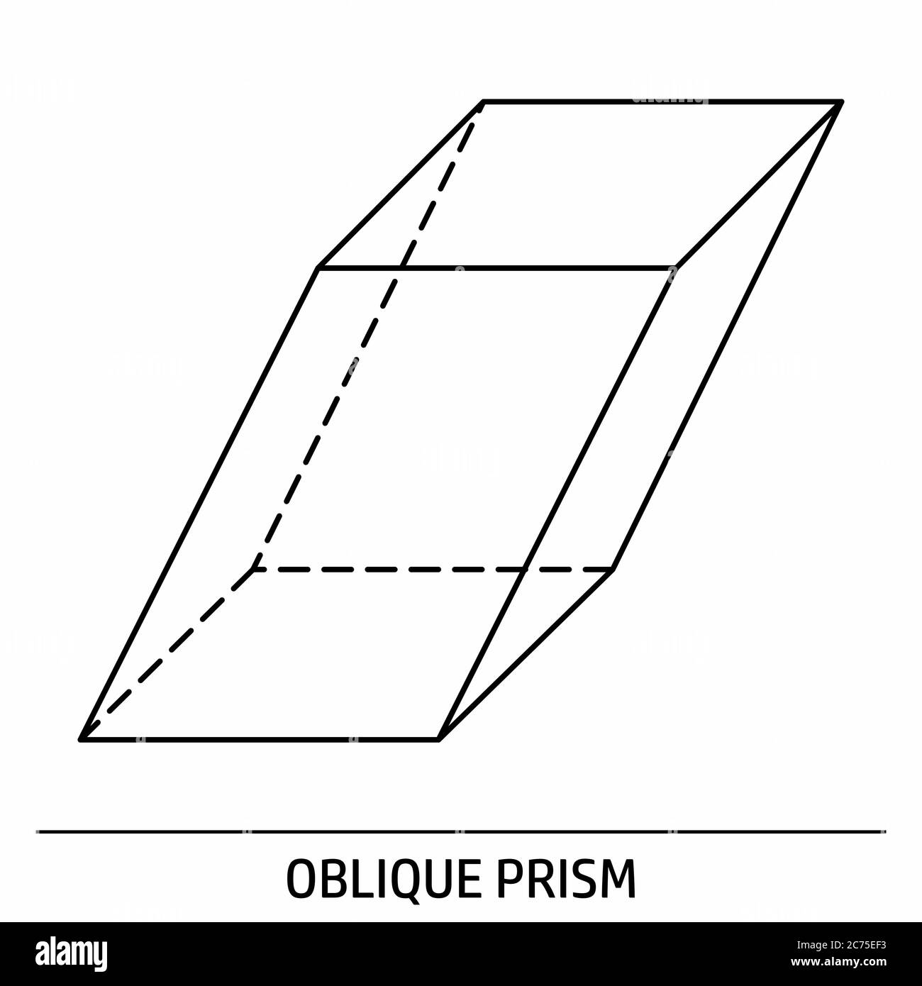 Prism icon black vector Black and White Stock Photos & Images - Alamy