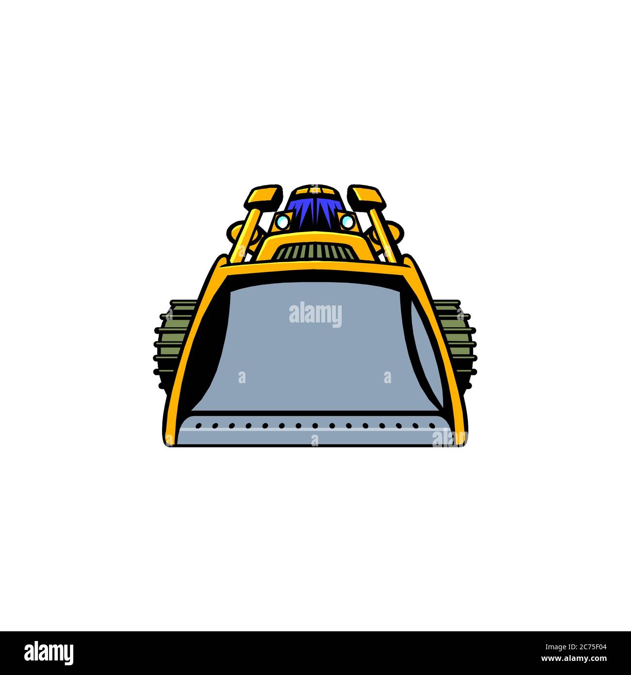 Vector cartoon of a heavy vehicle for construction and mining ...