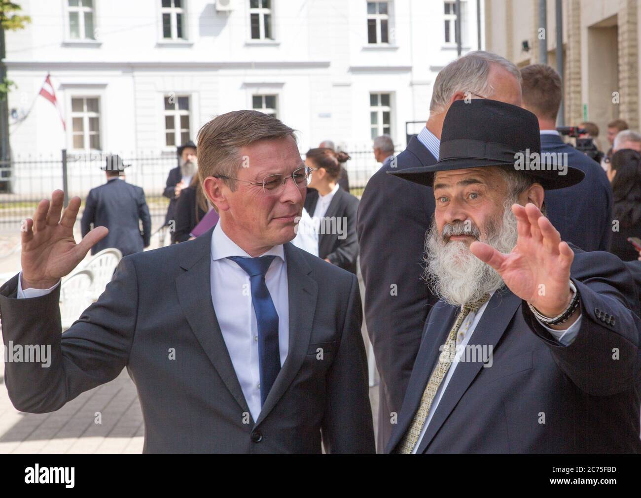 Riga, Latvia. 14th July, 2020. The President of Bremen's City Council ...