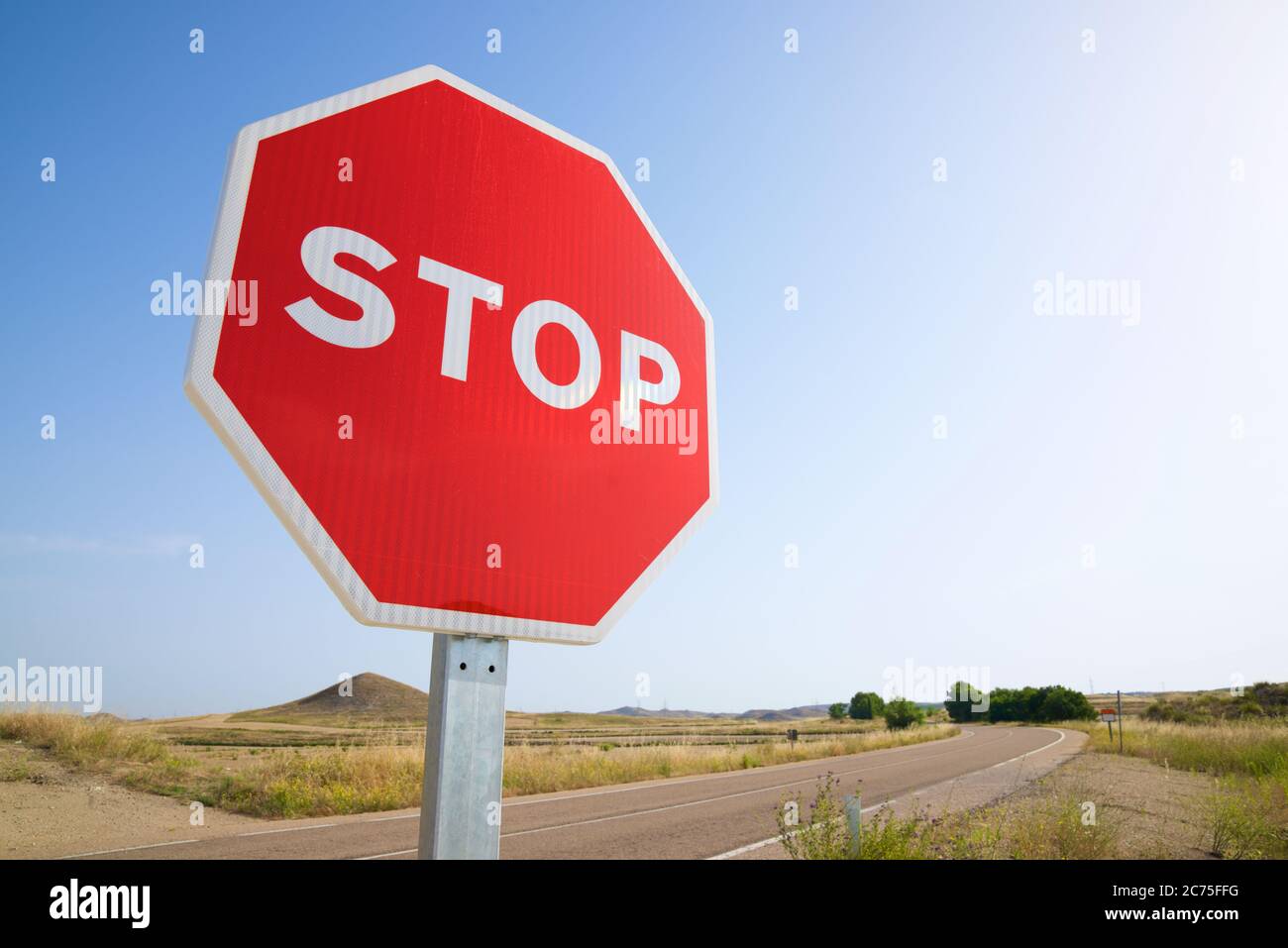 Sign signal danger spain hi-res stock photography and images - Alamy
