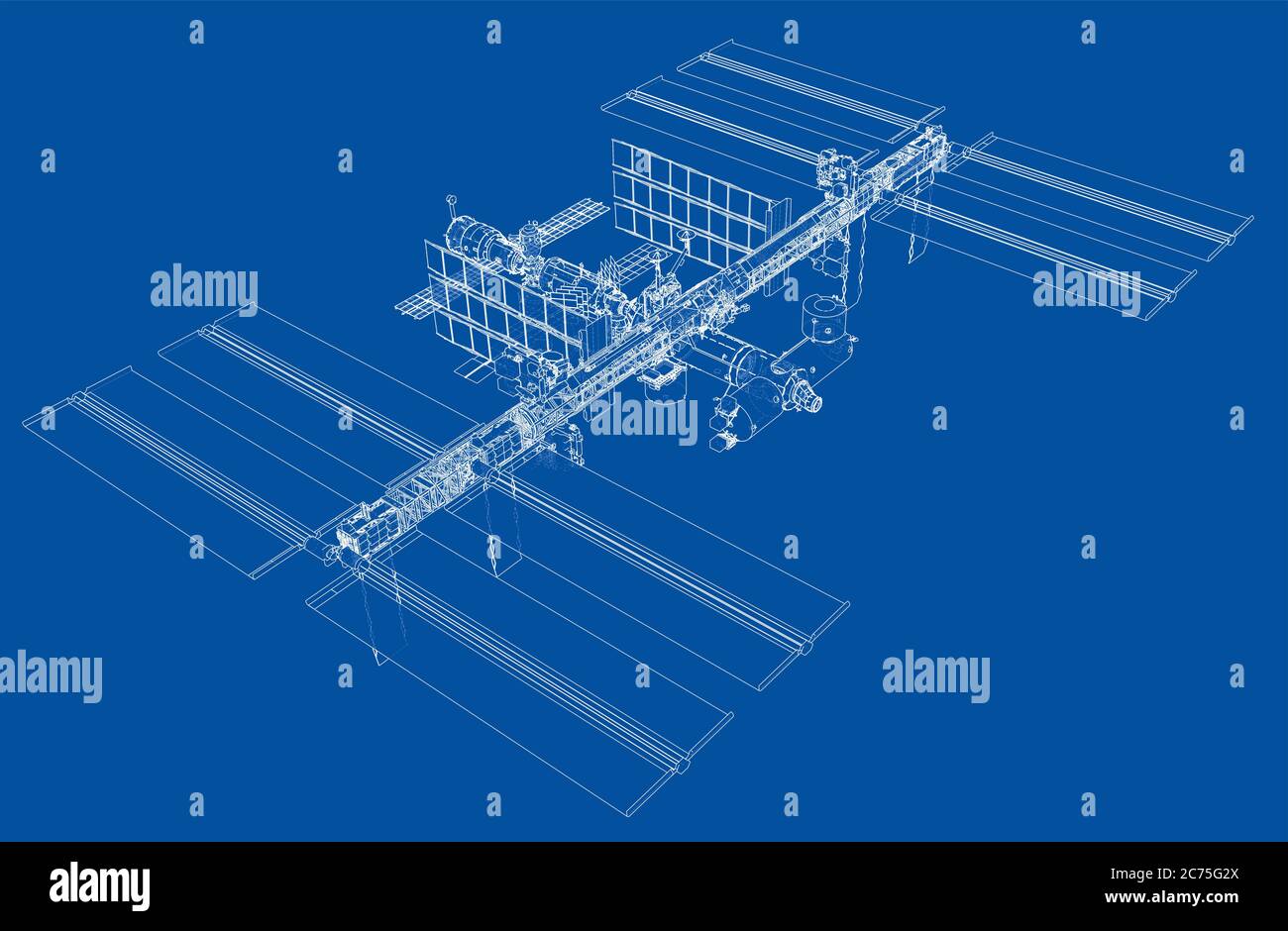 Abstract Spaceship Outline Stock Photo - Alamy