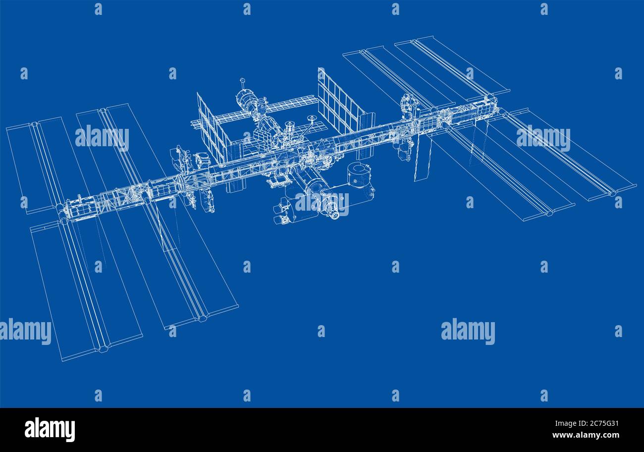 Abstract Spaceship Outline Stock Photo - Alamy