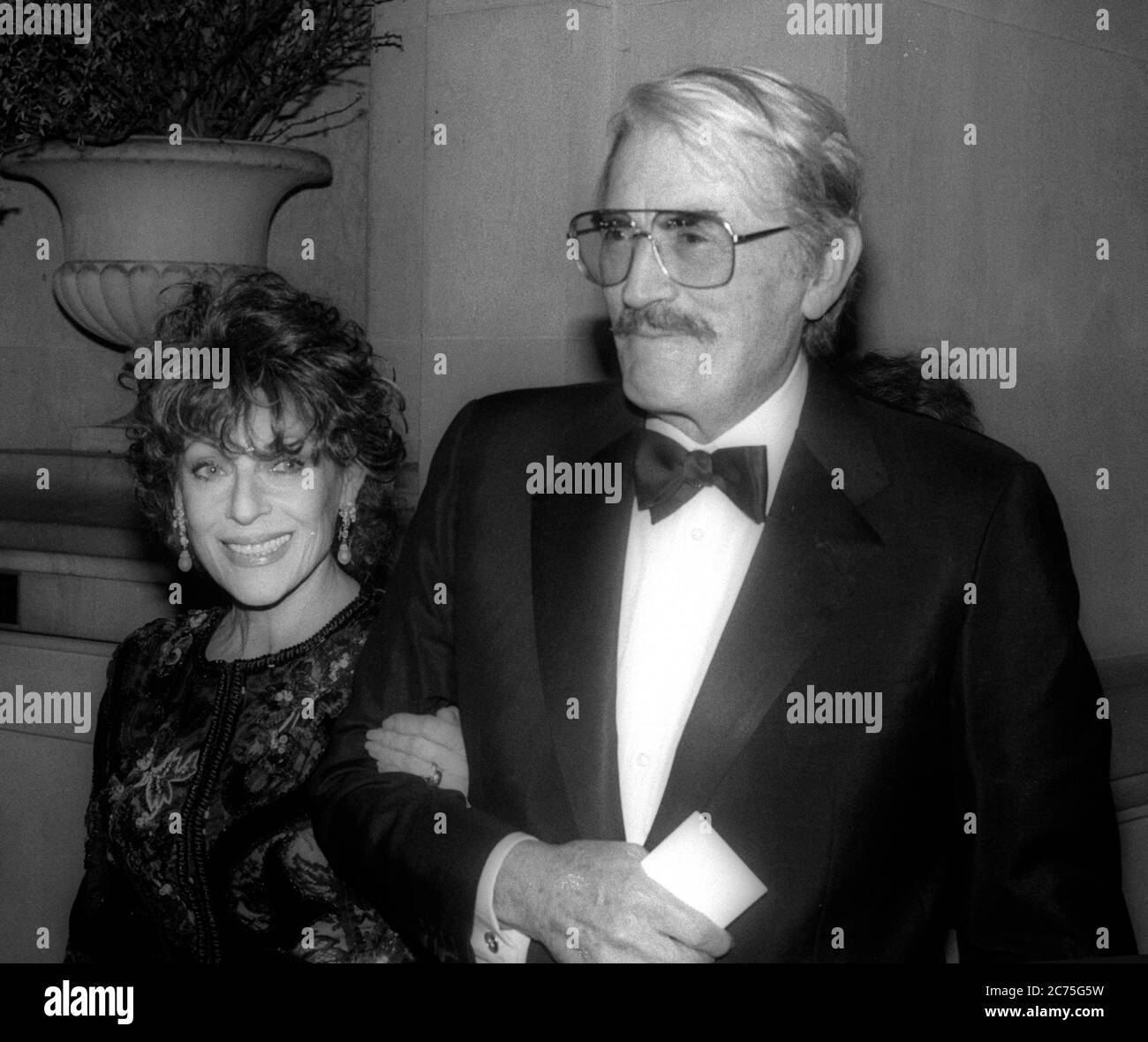 Gregory Peck, wife Veronique, 1995, Photo By John Barrett/PHOTOlink ...