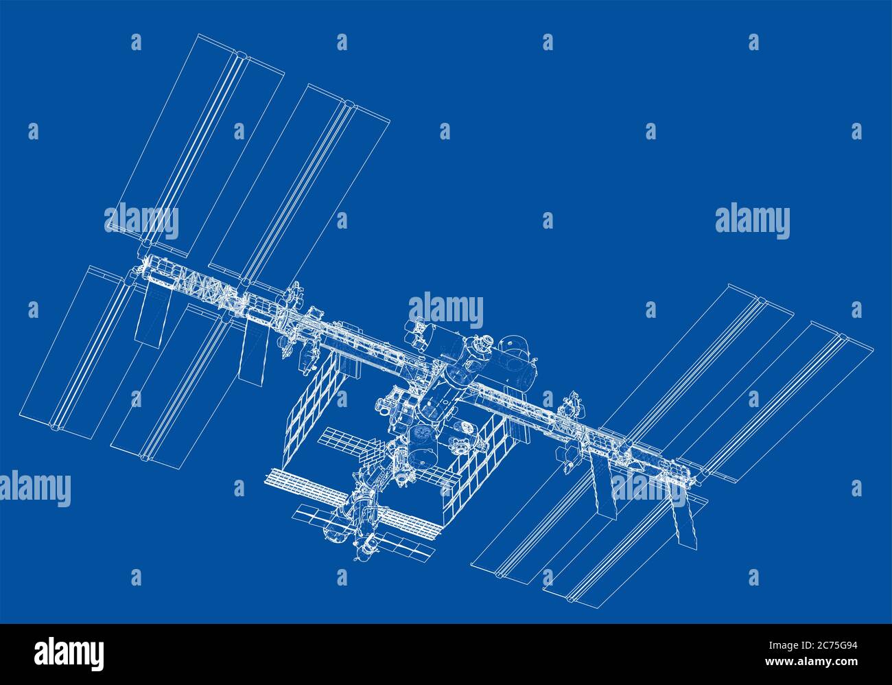 Abstract Spaceship Outline Stock Photo - Alamy