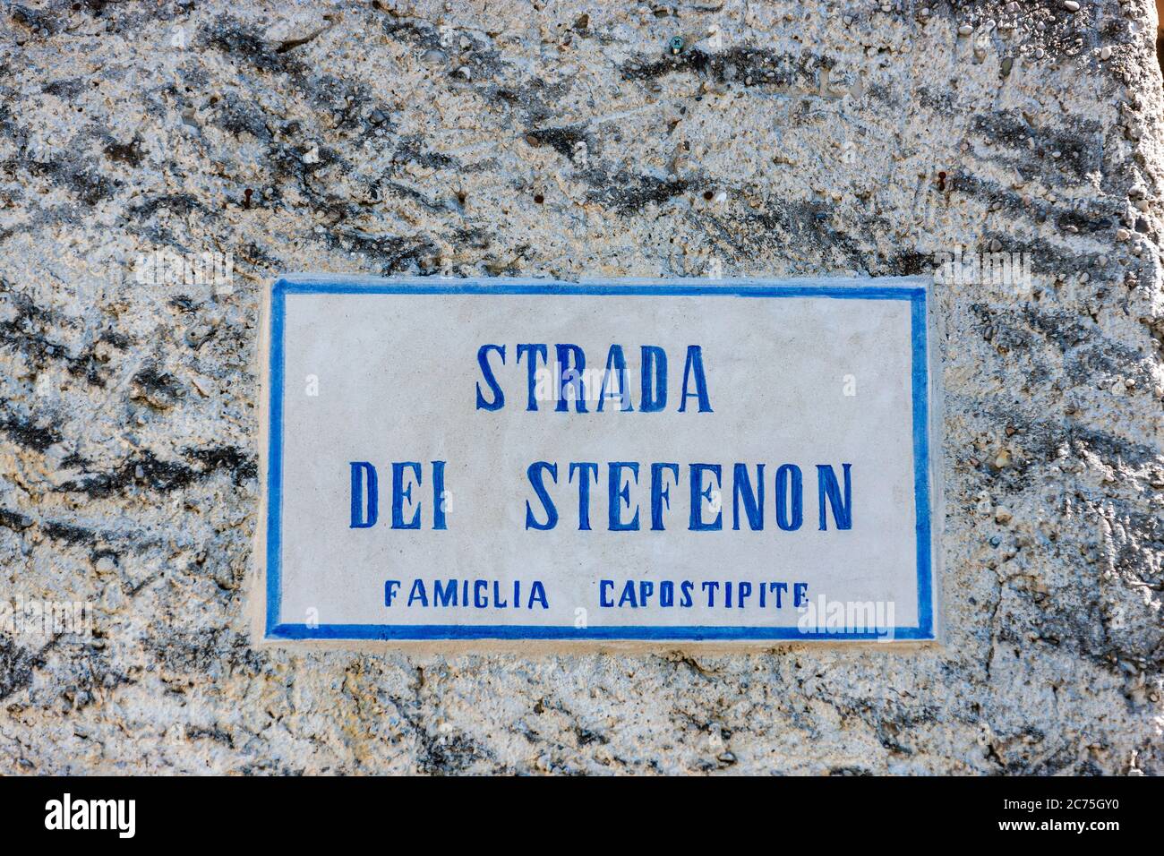 Italy Veneto Il paese di Stramare Stock Photo - Alamy
