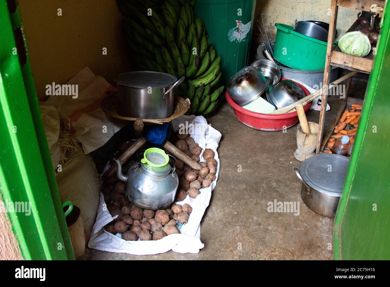 Food stored in the kitchen, so going out often is not needed. During ...