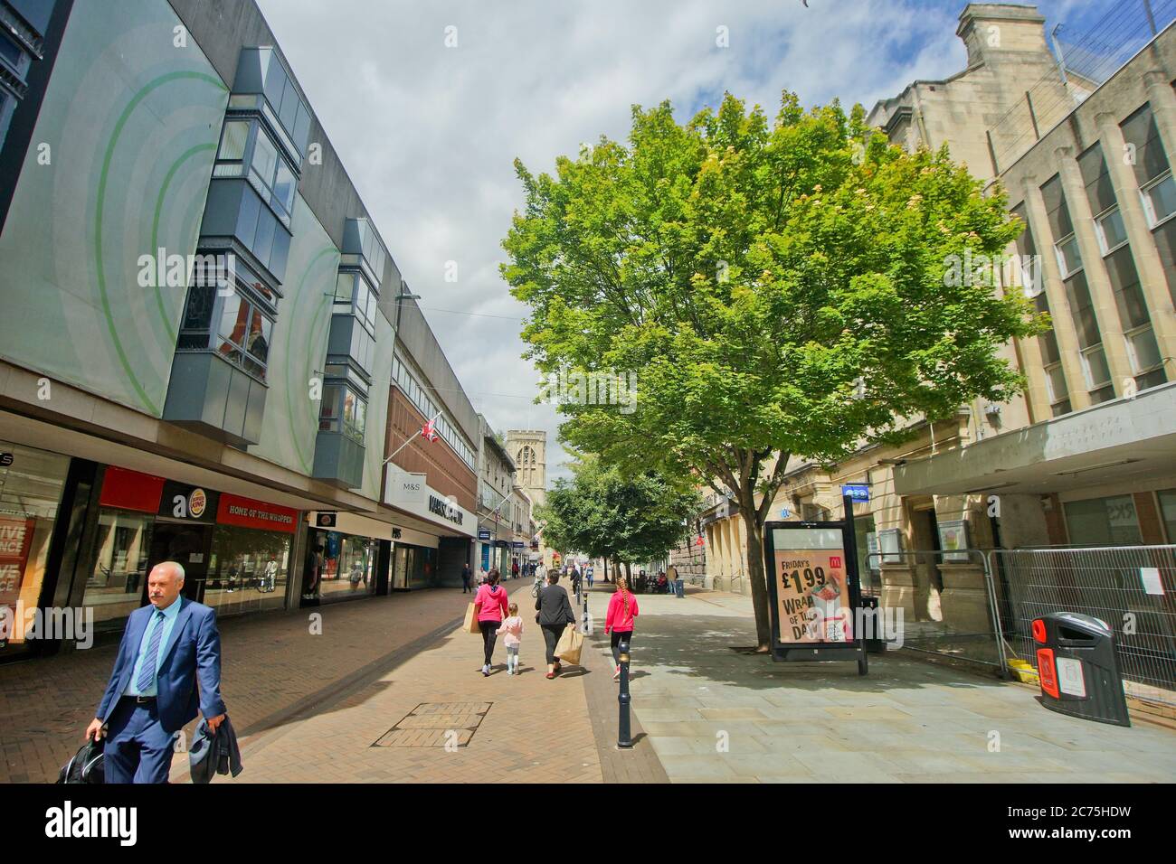 Gloucester city centre Stock Photo - Alamy