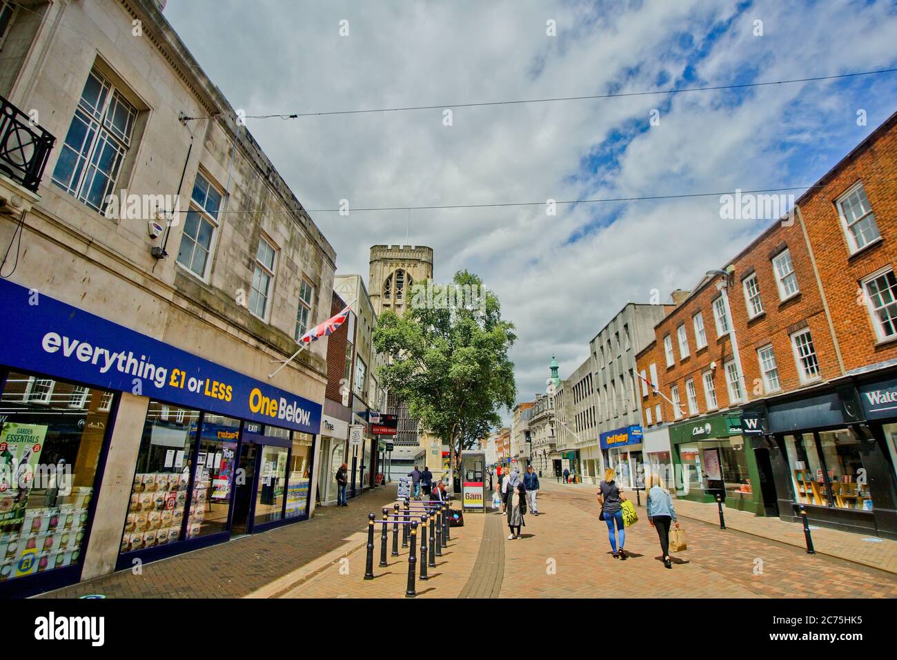 Gloucester city centre Stock Photo - Alamy