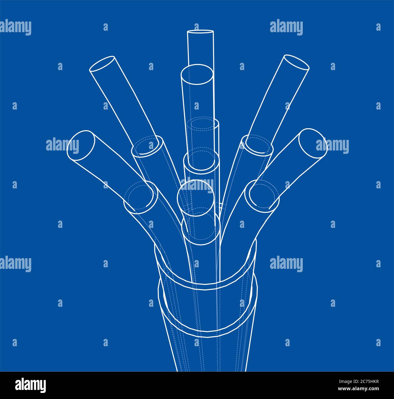 Wireframe installation hi-res stock photography and images - Alamy