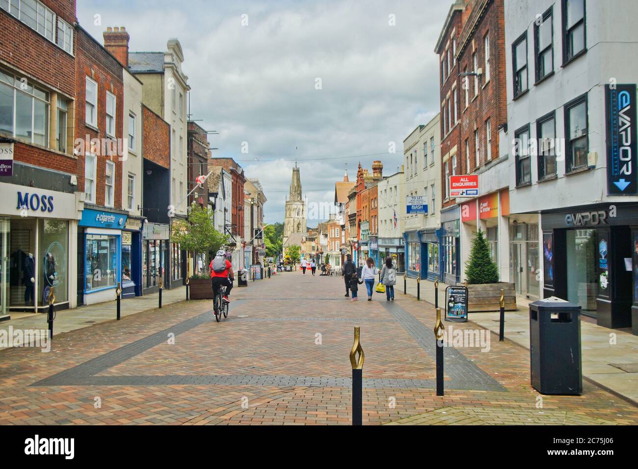 Gloucester city centre Stock Photo - Alamy