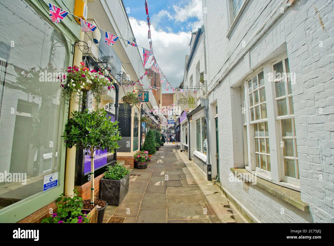 Gloucester city centre Stock Photo - Alamy