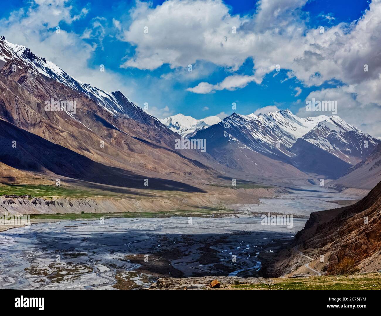 Spiti Valley in Himalayas, Himachal Pradesh, India Stock Photo - Alamy