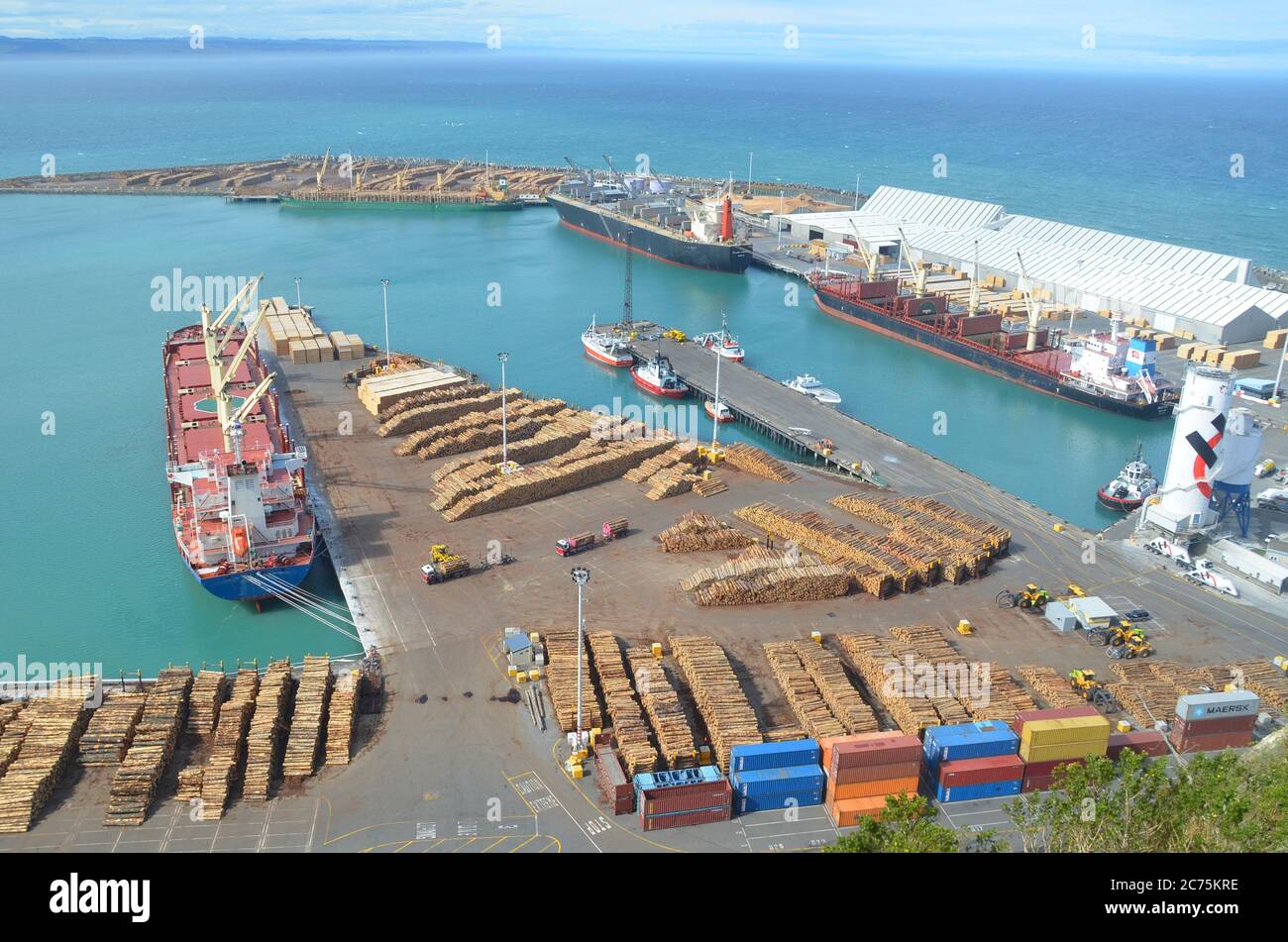 Bluff harbour port bluff new hi-res stock photography and images - Alamy