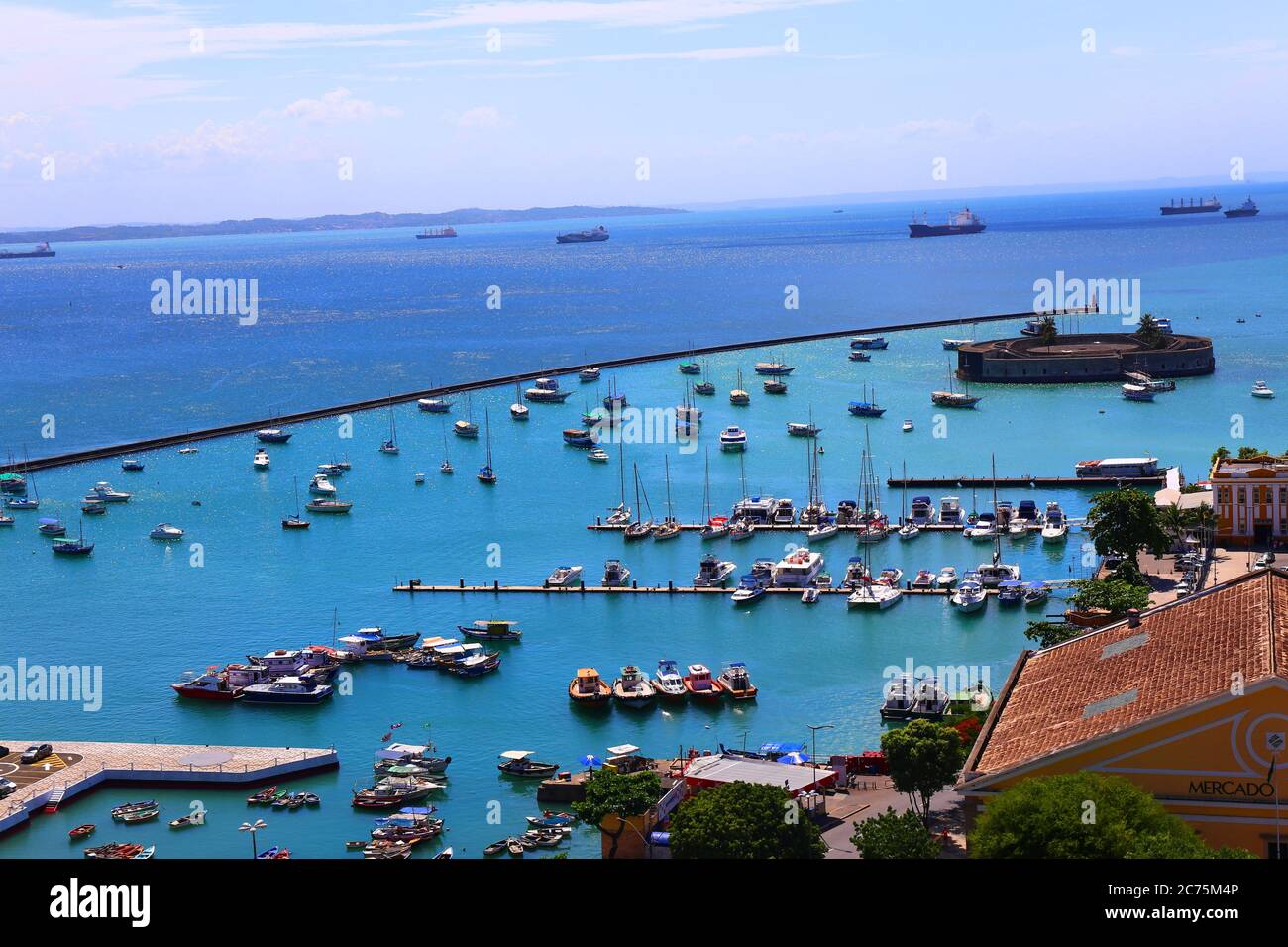 View of the Lacerna Elevador, Salvador, Bahia, Brazil Stock Photo - Alamy