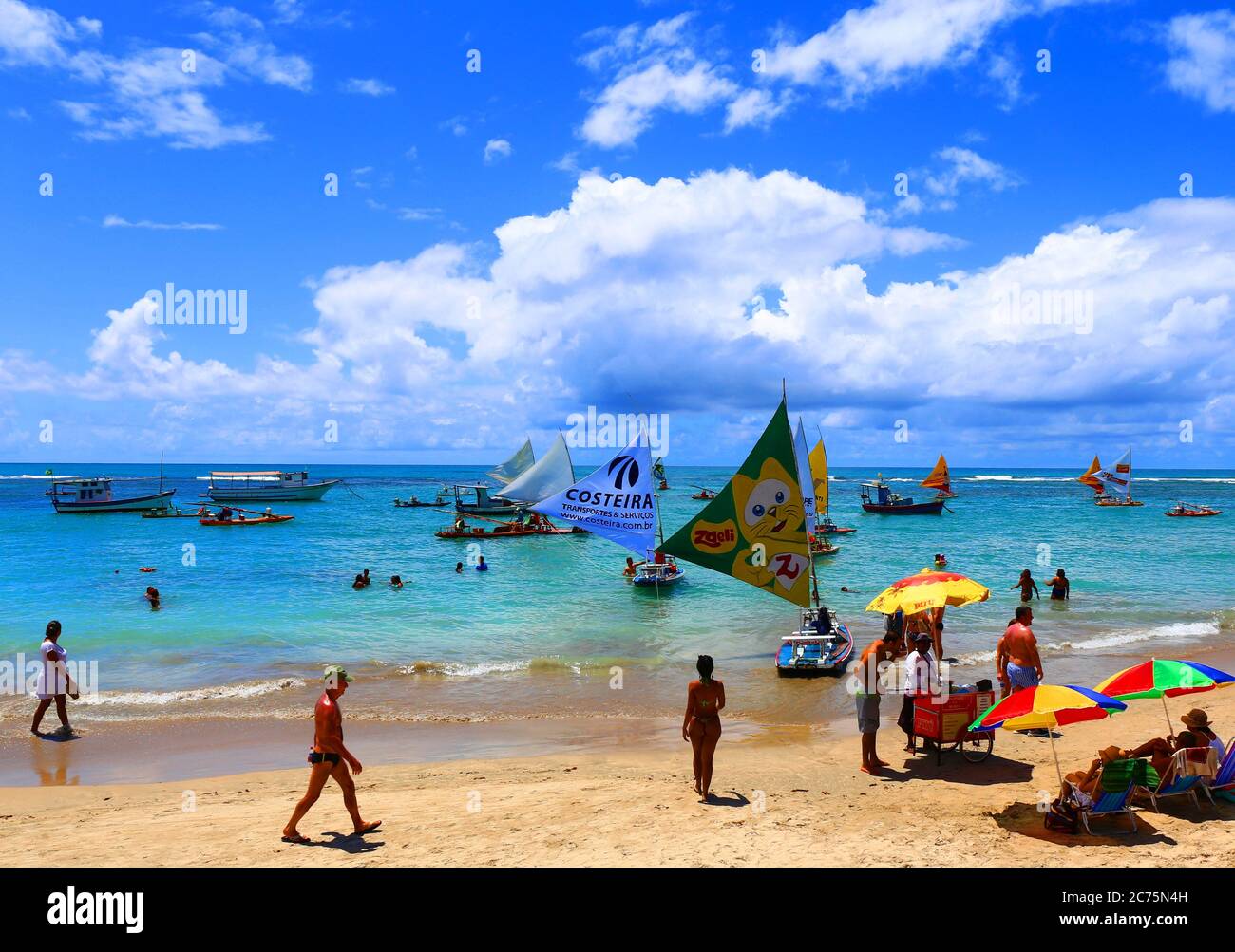 Beach in Porto de Galinhas, Pernambuco, Brazil Stock Photo - Alamy