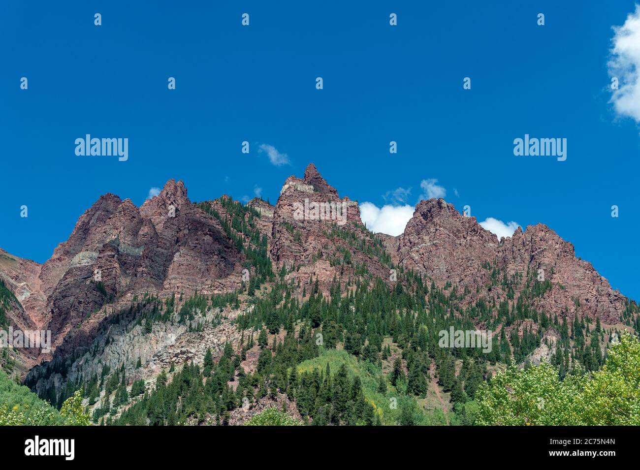 Maroon Bells, near Aspen, Colorado Stock Photo - Alamy