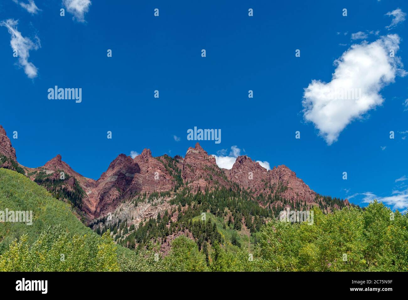 Maroon Bells, near Aspen, Colorado Stock Photo - Alamy