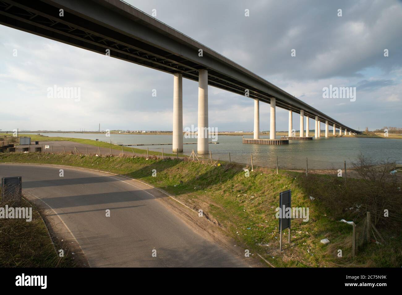 Kingsferry bridge hi-res stock photography and images - Alamy
