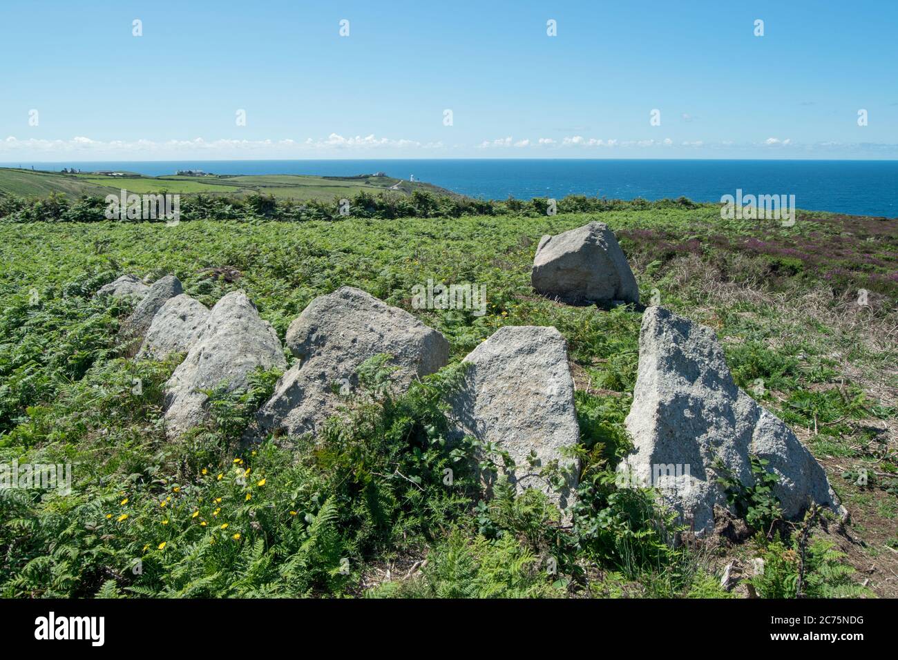 Chypraze Barrow, Ancient Site near Morvah, Cornwall UK Stock Photo - Alamy