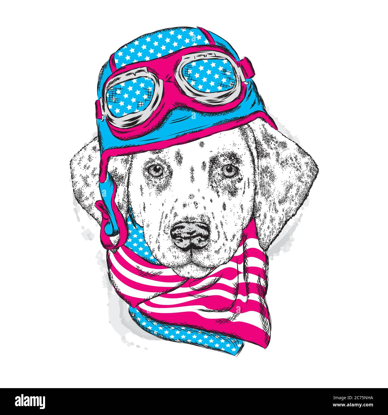 Dog pilot Stock Vector Images - Alamy