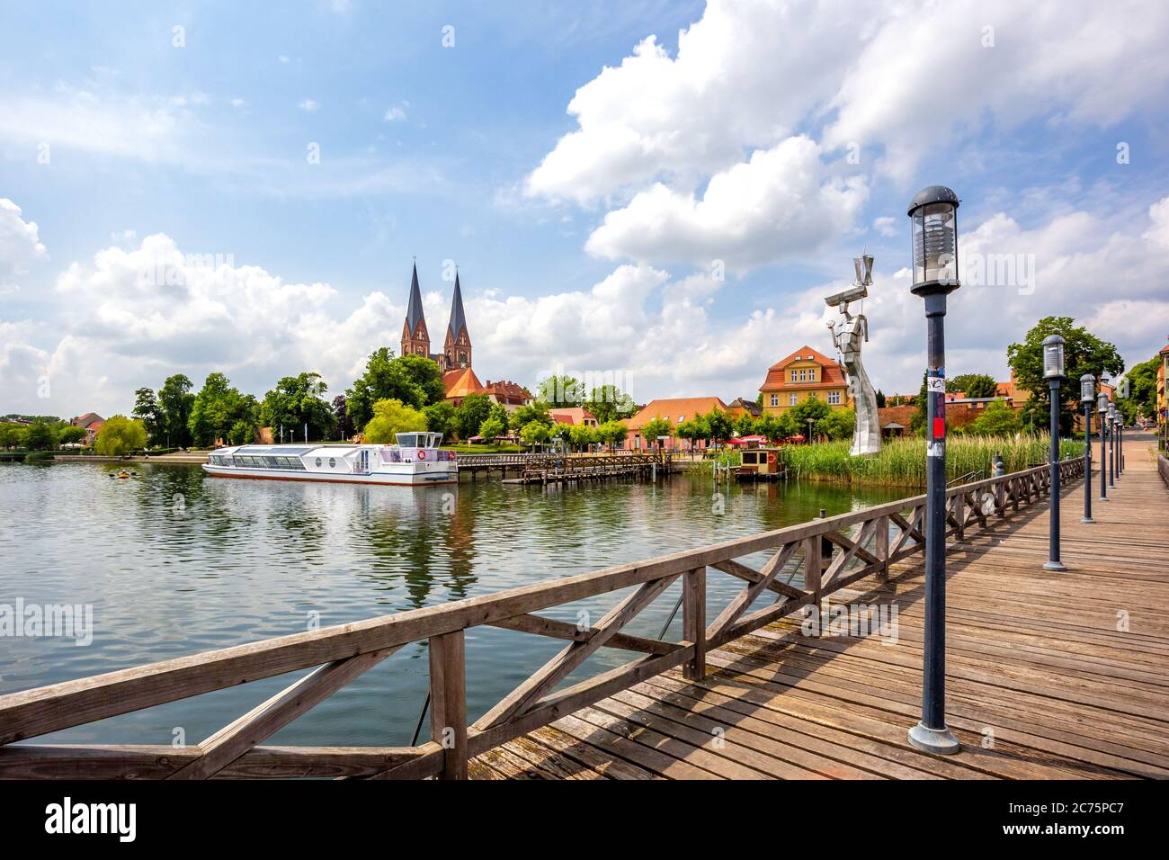 Neuruppin, Panorama, Ruppin Lake, Germany Stock Photo - Alamy